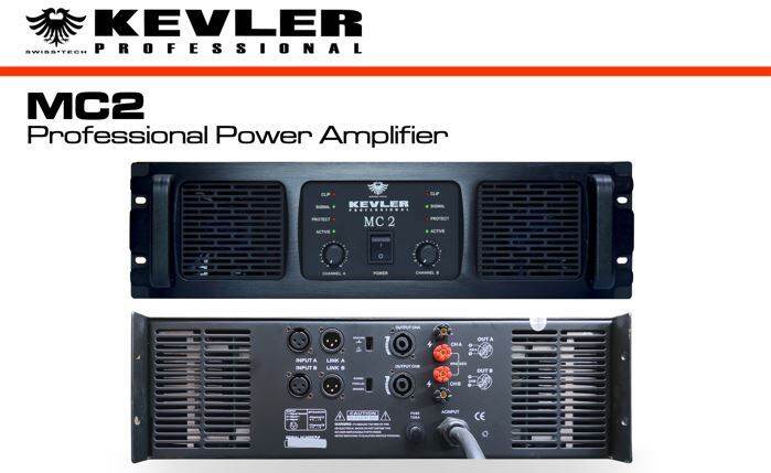 Kevler Professional MC-2 1500W x 2 8 ohms PROFESSIONAL POWER AMP ...