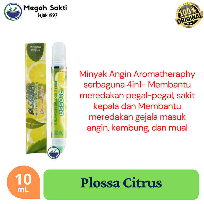MTS - Plossa Minyak Angin Aromatherapy Citrus 10 mL | Lazada Indonesia