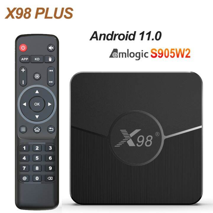 Smart X98 Plus TV Box Amlogic S905W2 Android 11 4G 64GB Support H.265 ...