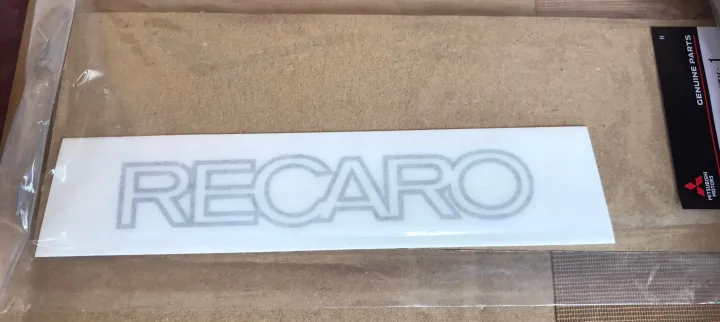 RECARO decal original sticker mitsubishi lancer evolution | Lazada PH