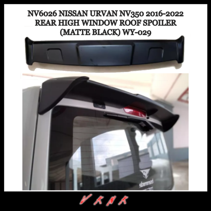 NV6026 Nissan Urvan NV350 2016-2022 Rear High Window Roof Spoiler ...