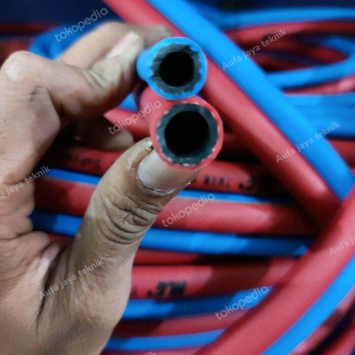 selang las double NLG selang karbit,acytelin,blender potong, | Lazada ...