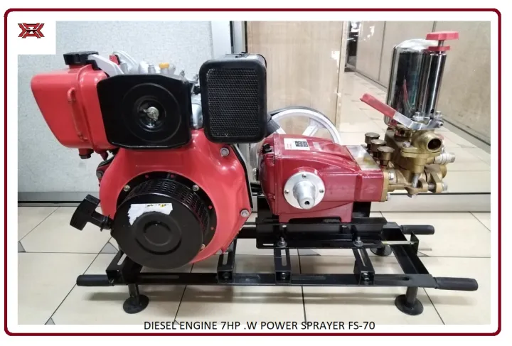 DIESEL ENGINE 7HP WITH POWER SPRAYER FS70 | Lazada