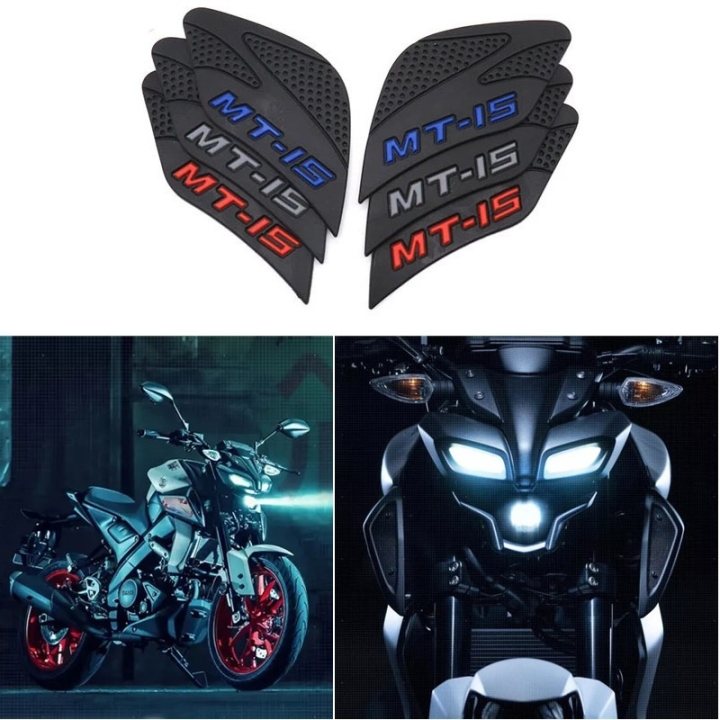 Motorcycle Sticker black Tank sticker Gas Fuel Oil Tank Pad Protector ...