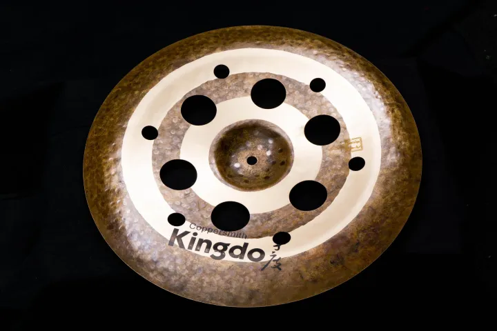 🎥 ฉาบ Kingdo Cymbal รุ่น B20 CHINA HERO HOLE 16" นิ้ว ทำจากทองเหลือง ...