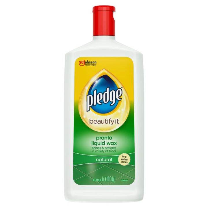 Pledge Pronto Liquid Wax Natural 1L | Lazada PH