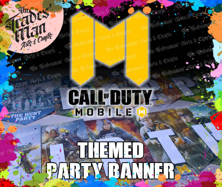 CALL OF DUTY: Mobile / CODM Theme Party Banner Set - with FREE NAME ...
