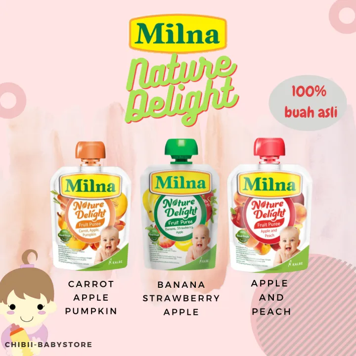 MILNA Nature Delight Snack Bayi Sari Buah | Lazada Indonesia