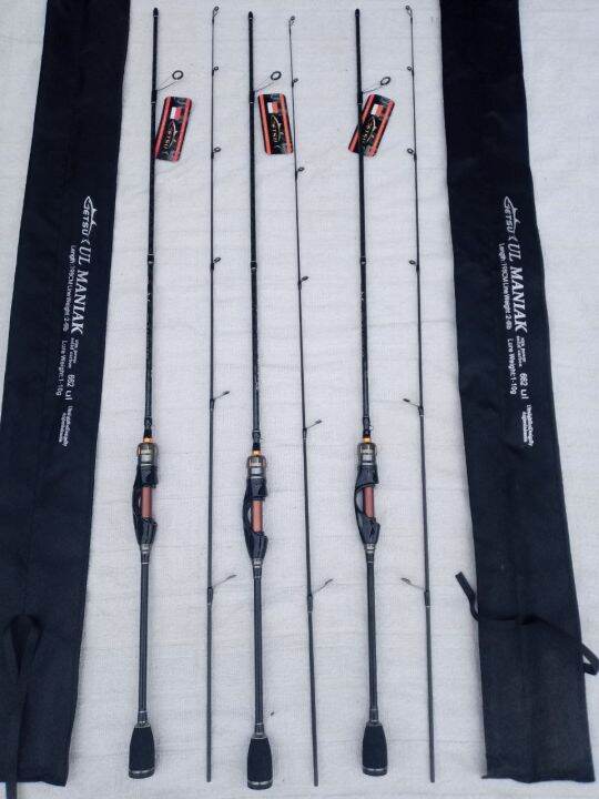 Joran Ultralight Maniak Carbon solid panjang 198 Cm | Lazada Indonesia