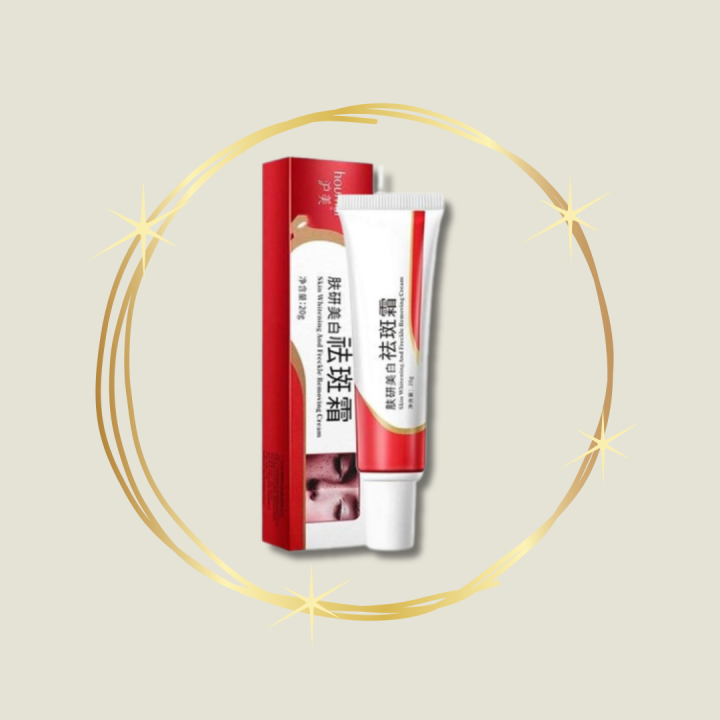 HOUMAI Skin Whitening Freckle Removing Cream 20g Melasma Acne Dark Spot ...