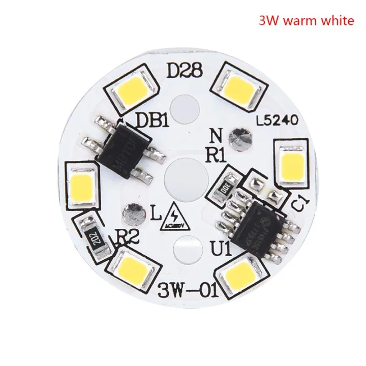 💥ONY💥LED Bulb Patch Lamp SMD Plate Circular Module Light Source Plate ...