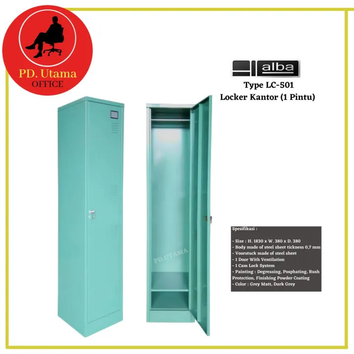 Locker Besi ALBA LC-501 1 Pintu Locker Kantor | Lazada Indonesia