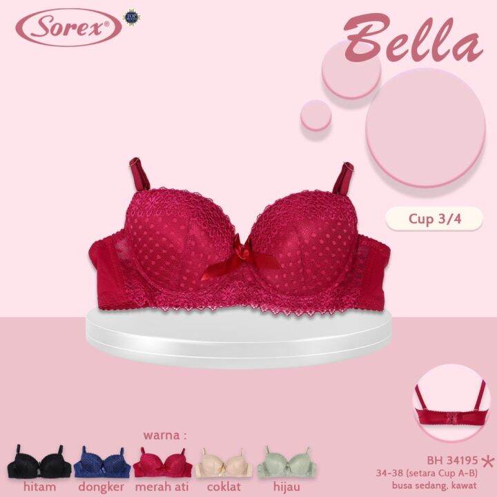 Bra BH Sorex 34195 Kawat Busa Sedang (Cup A-B) | Lazada Indonesia