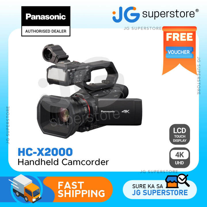 Panasonic HC-X2000 UHD 4K 3G-SDI/HDMI Pro Camera Camcorder with 24x ...
