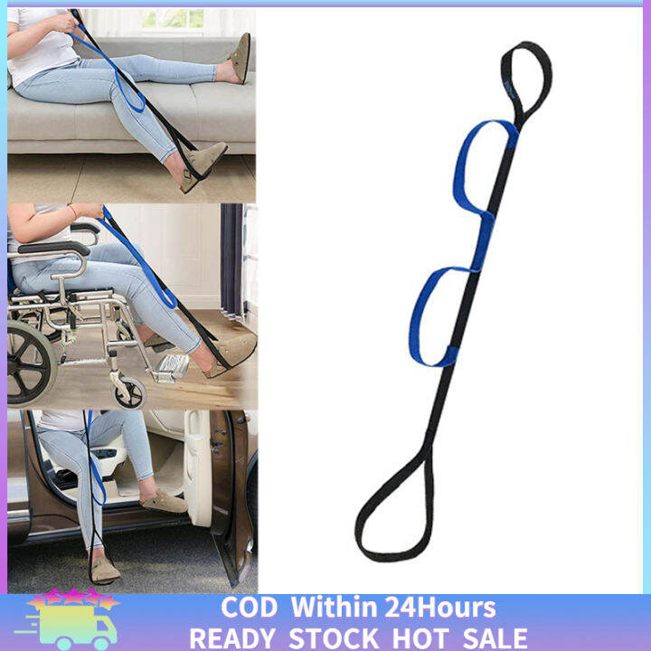 102cm Leg Lifter Strap with Handgrips and Foot Loop Medical Foot Lift ...