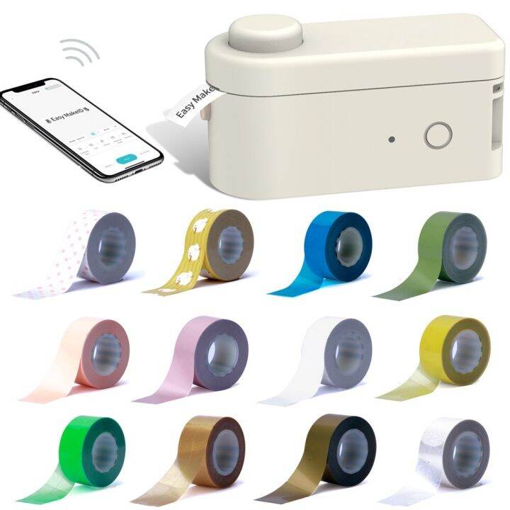 MakeID label maker or 16mmx4m Label Sticker Wireless BT Thermal Label ...