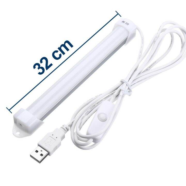 Lampu Neon USB Strip LED Belajar Kerja Rumah Dapur Meja Tabung Panjang ...