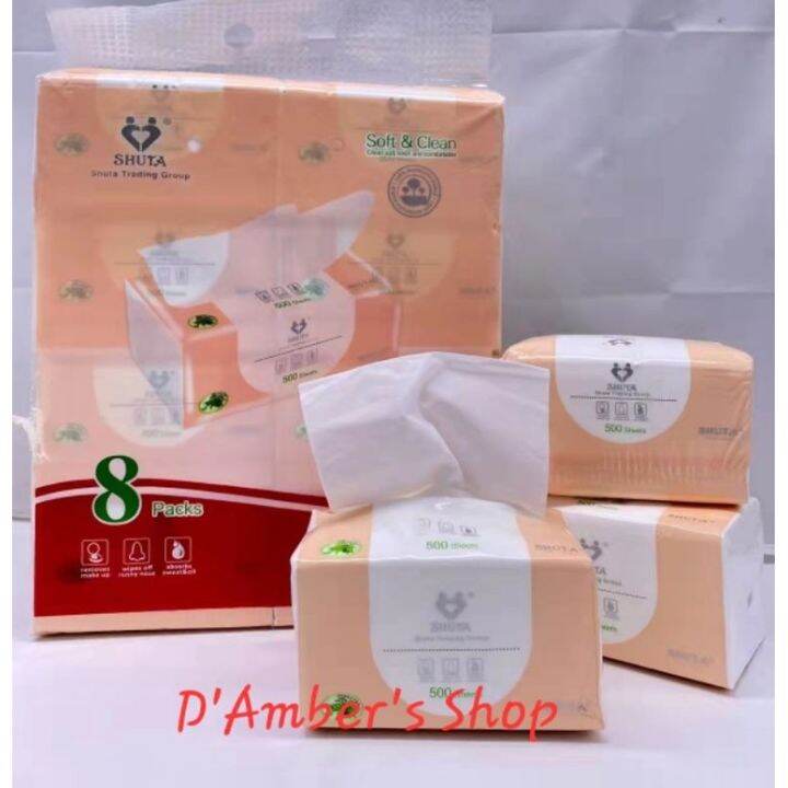 SHUTA PEACH TISSUE 500sheets (1PACK/8PCS) | Lazada PH