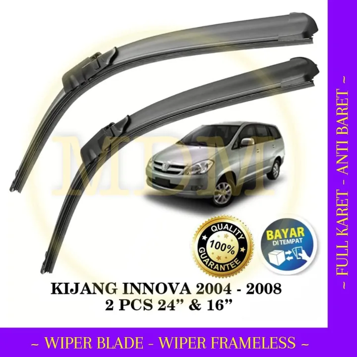 Wiper Frameless Toyota Kijang Innova Kijang Innova Reborn Kijang Innova ...