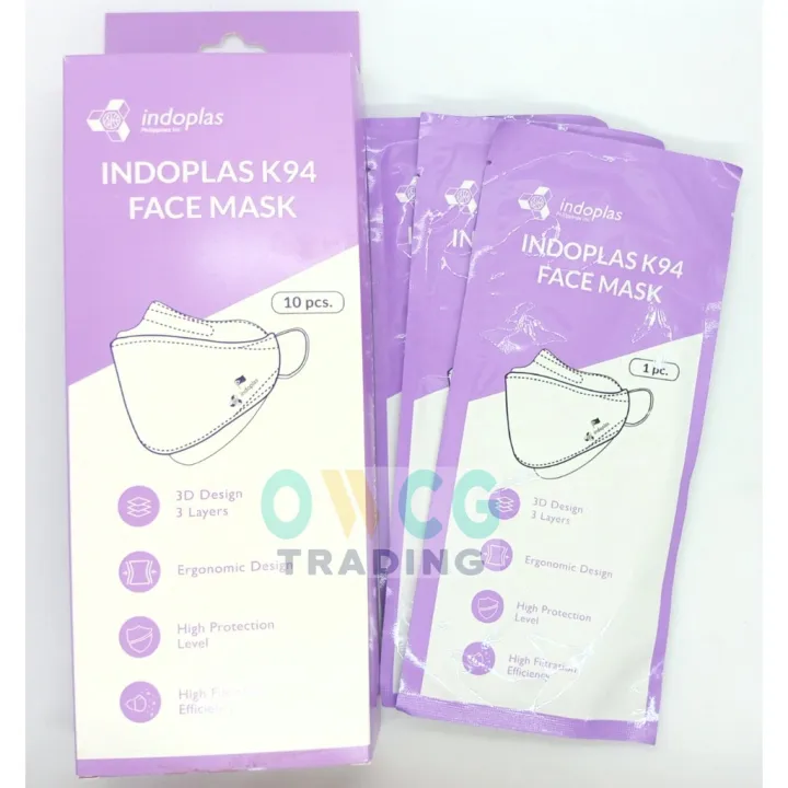 Philippine spot new [24 HOURS SHIP] 100% ORIGINAL with Fda Certified Indoplas KF94 Facemask 10 ...