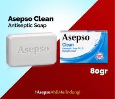 ASEPSO Sabun Batang Soap Clean - 80gr (Biru) | Lazada Indonesia