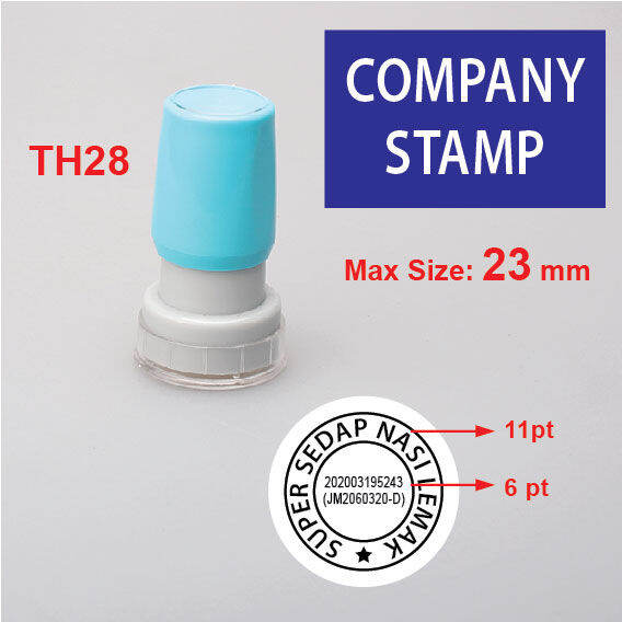 Round Stamp Chop-Pre Ink Stamp Chop / Flash Stamp / Company Chop ...