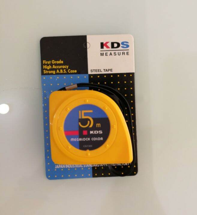 KDS METERAN KDS MEGALOCK 5M 5METER METERAN 5MX16FT | Lazada Indonesia