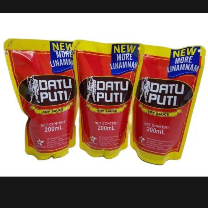 Datu puti Toyo/ Soy Sauce 200ml x 3pcs | Lazada PH