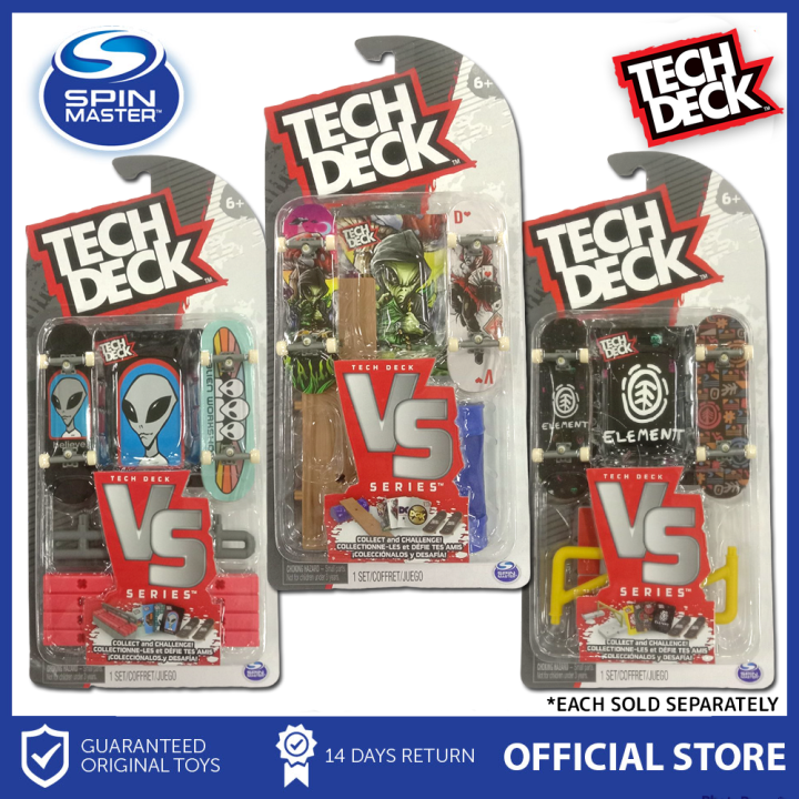 Tech Deck 2-Pack Versus Series with Obstacle and Challenge Card Set ...
