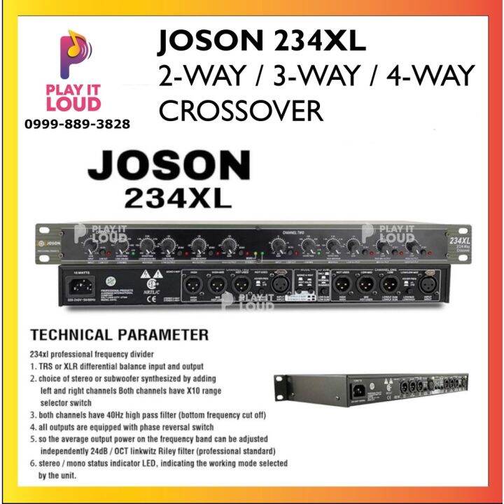 JOSON 234XL 2-WAY / 3-WAY / 4-WAY CROSSOVER | Lazada PH