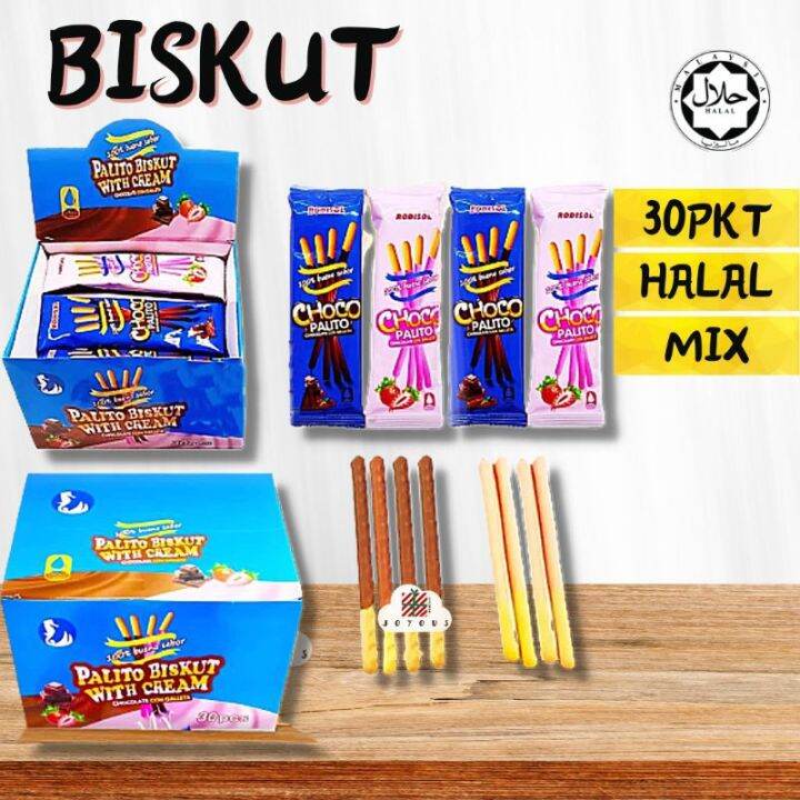30pkt Palito Biskut With Cream | Lazada