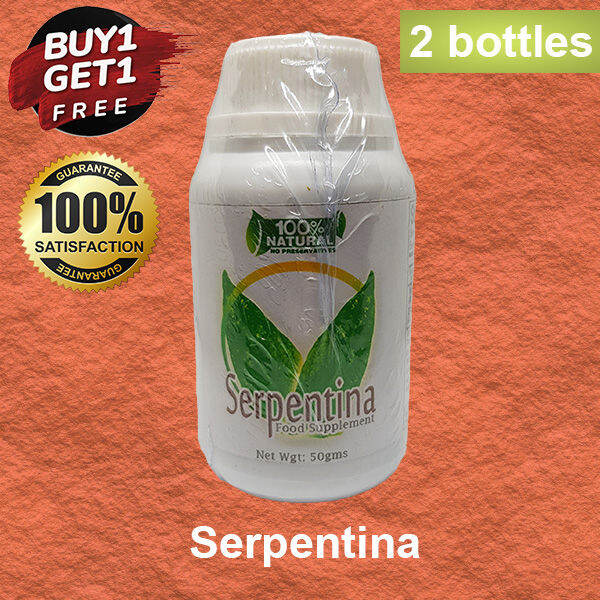 Buy 1 Take 1 Pure Serpentina Herbal Organic Food Supplement 100 Capsule