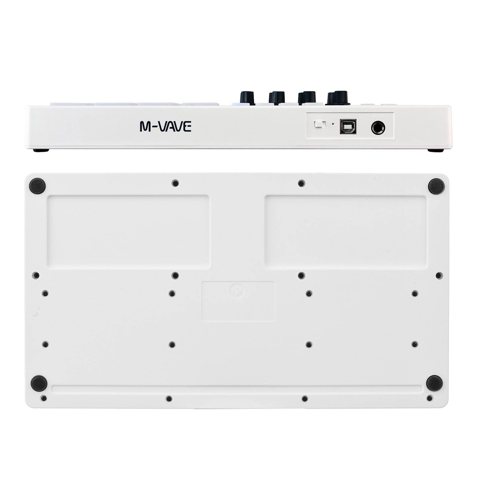 2022 M Vave 25 Key Midi Controller คีย์บอร์ดมินิแบบพกพา Usb คีย์บอร์ดเปียโน Midi Keyboard