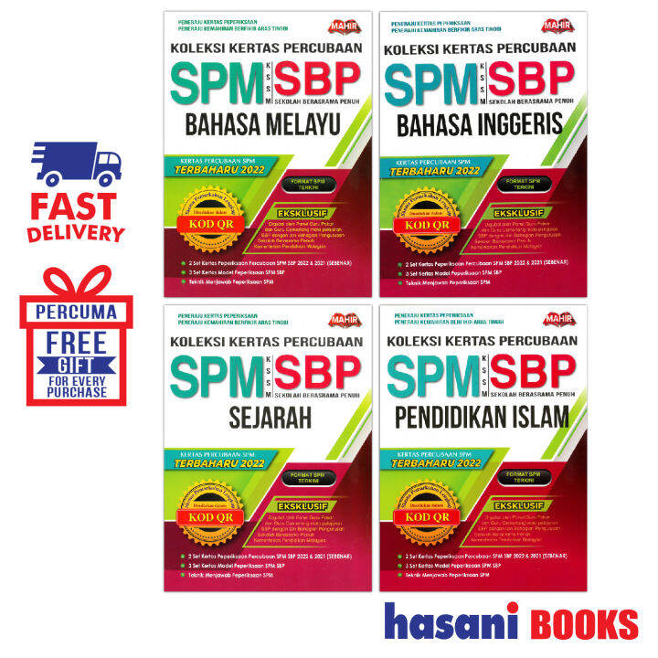 Hasani Mahir Buku Latihan Koleksi Kertas Percubaan SPM SBP | Lazada