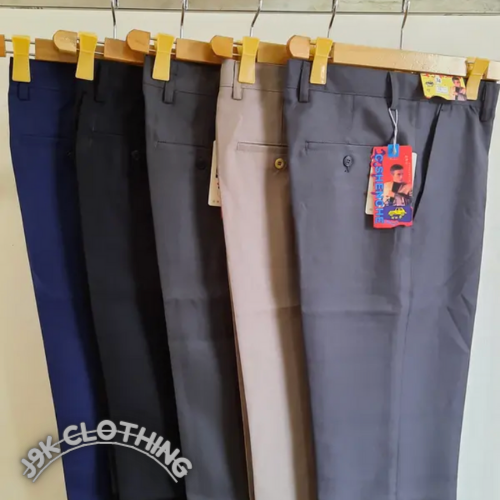 Straight cut slacks (school uniform. business attire. formal attire ...