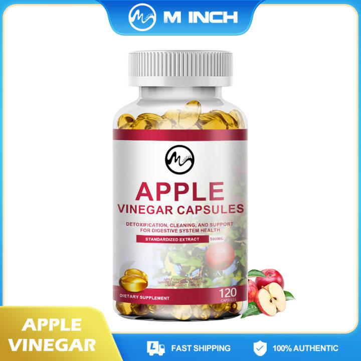 Minch Apple Vinegar Capsules ACV Promote Digestion to Loss Weight Help ...
