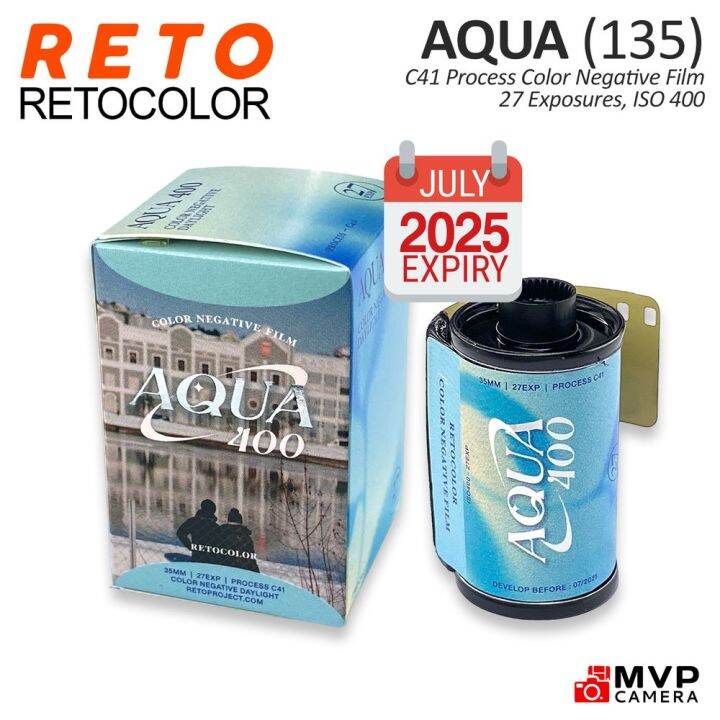 RETO RETOCOLOR AQUA 135 35mm Color Negative Film ISO 400 C41 Process ...