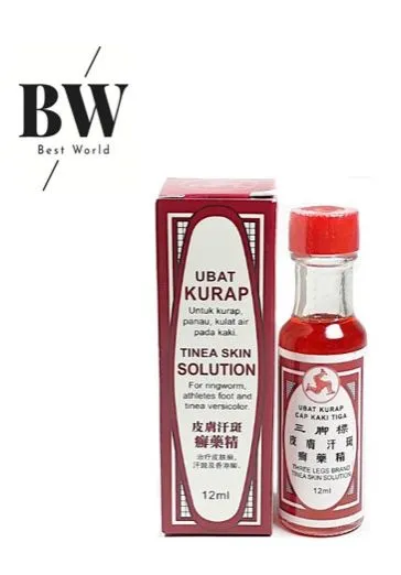 UBAT KURAP CAP KAKI TIGA / THREE LEGS TINEA SKIN SOLUTION 12ML | Lazada