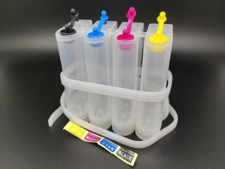 4 Color CISS Kit External Ink Tank With Accessories for Hp Canon Epson ...