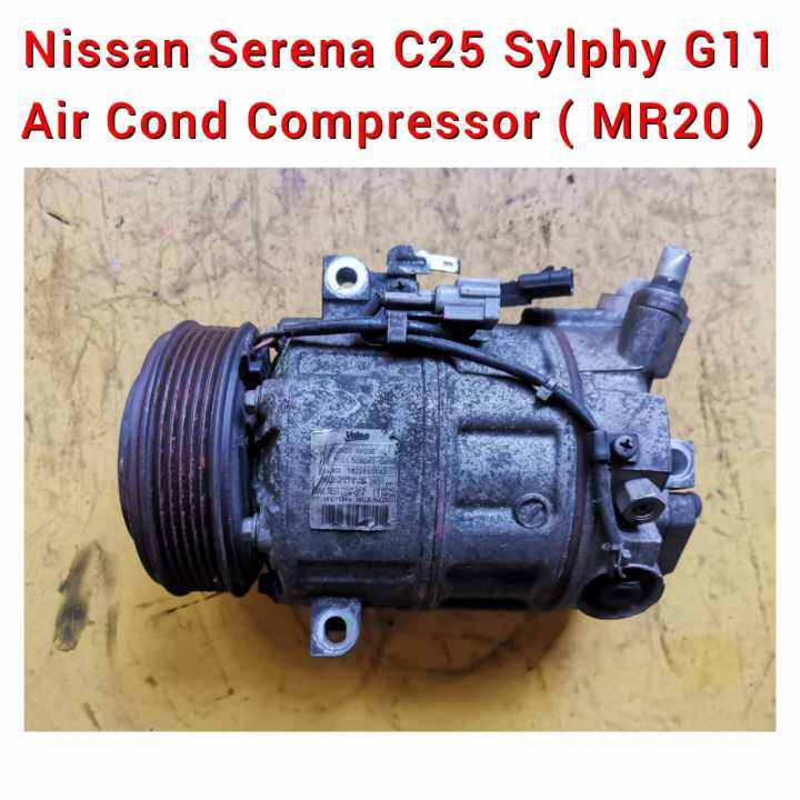 Nissan Serena C25 Sylphy G11 Dualis Air Cond Compressor ( MR20 2.0cc ) / Aircond Pump | Lazada