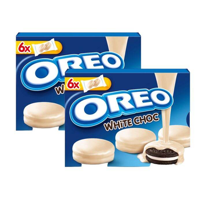 [Bundle of 2] Oreo Sandwich Cookies Coated with White Chocolate 246g | Lazada PH