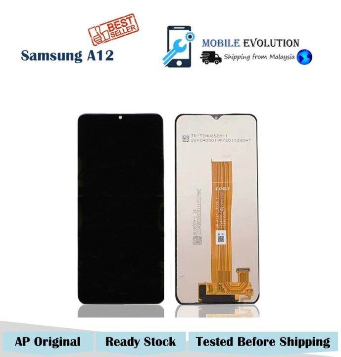 Samsung Galaxy A12 AP Original LCD Touch Screen Digitizer New Replacement Part | Lazada