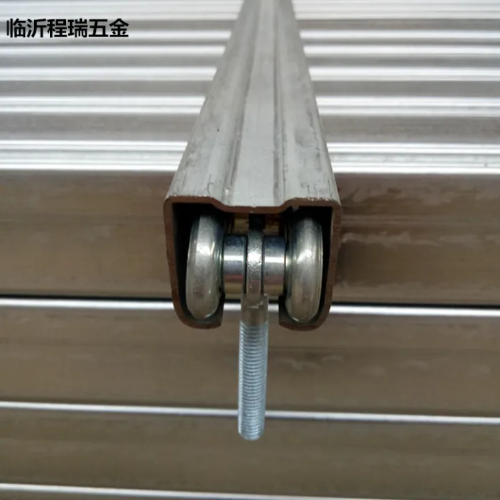 50-type hanging rail hanging wheel Light sliding door Track pulley ...