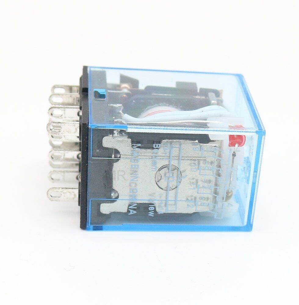 1PCS MY4 General Purpose Relay 4pdt14pins relais DC 12V/ 24V /110V 220V relay MY4 switch ...
