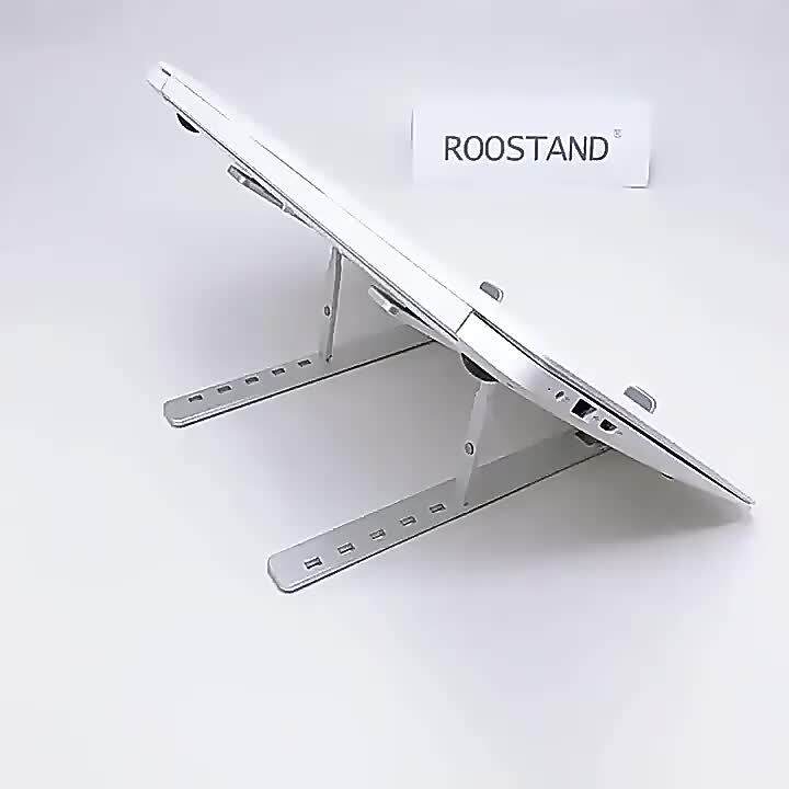 Aluminum Alloy Laptop Stand Foldable and Hoisting Desktop Portable ...
