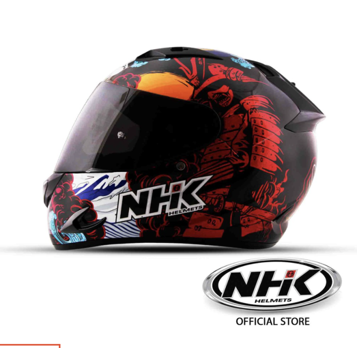 NHK Helmet Racepro Samurai Full Face Single Visor | NHK Helmets ...