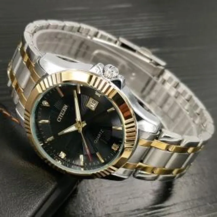 Japan Citizen stainless steel waterproof watch for men with date ...