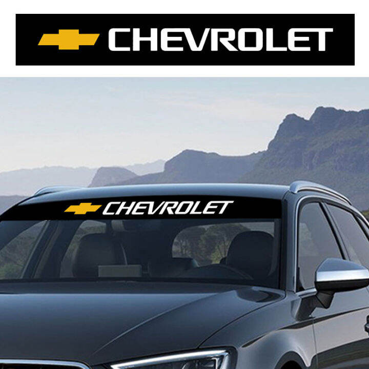 1Piece front windshield decal car decoration reflective rear windshield ...