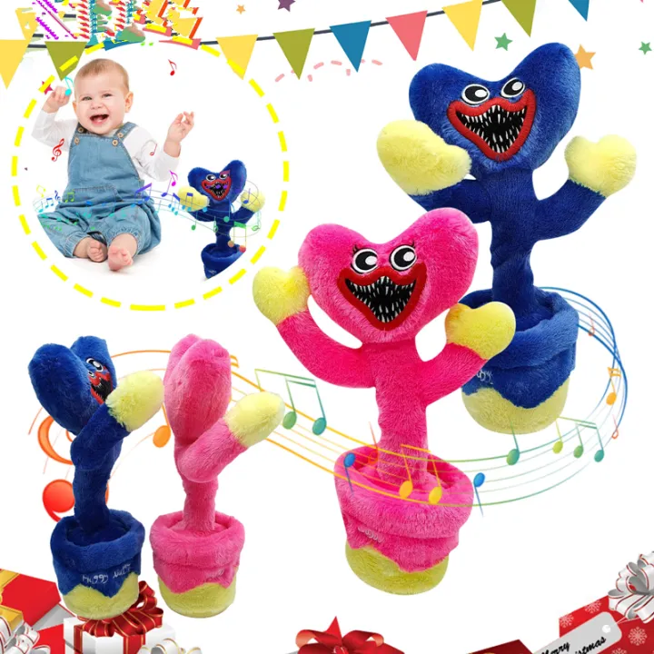 Singing And Dancing Huggy Wuggy Poppy Playtime Cactus Dance Toy Game ...
