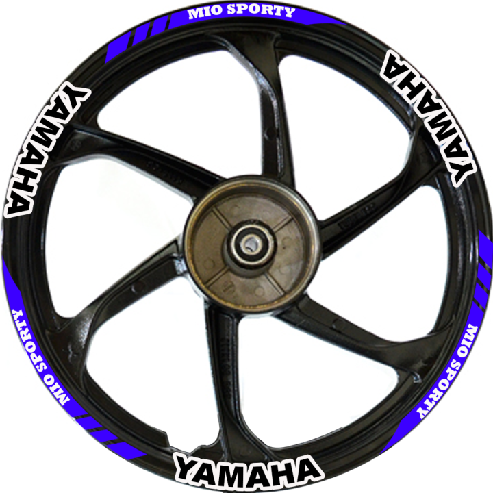 YAMAHA MIO SPORTY MAGS STICKER DECALS (SET GOOD FOR 2 MAGS BOTH SIDES ...